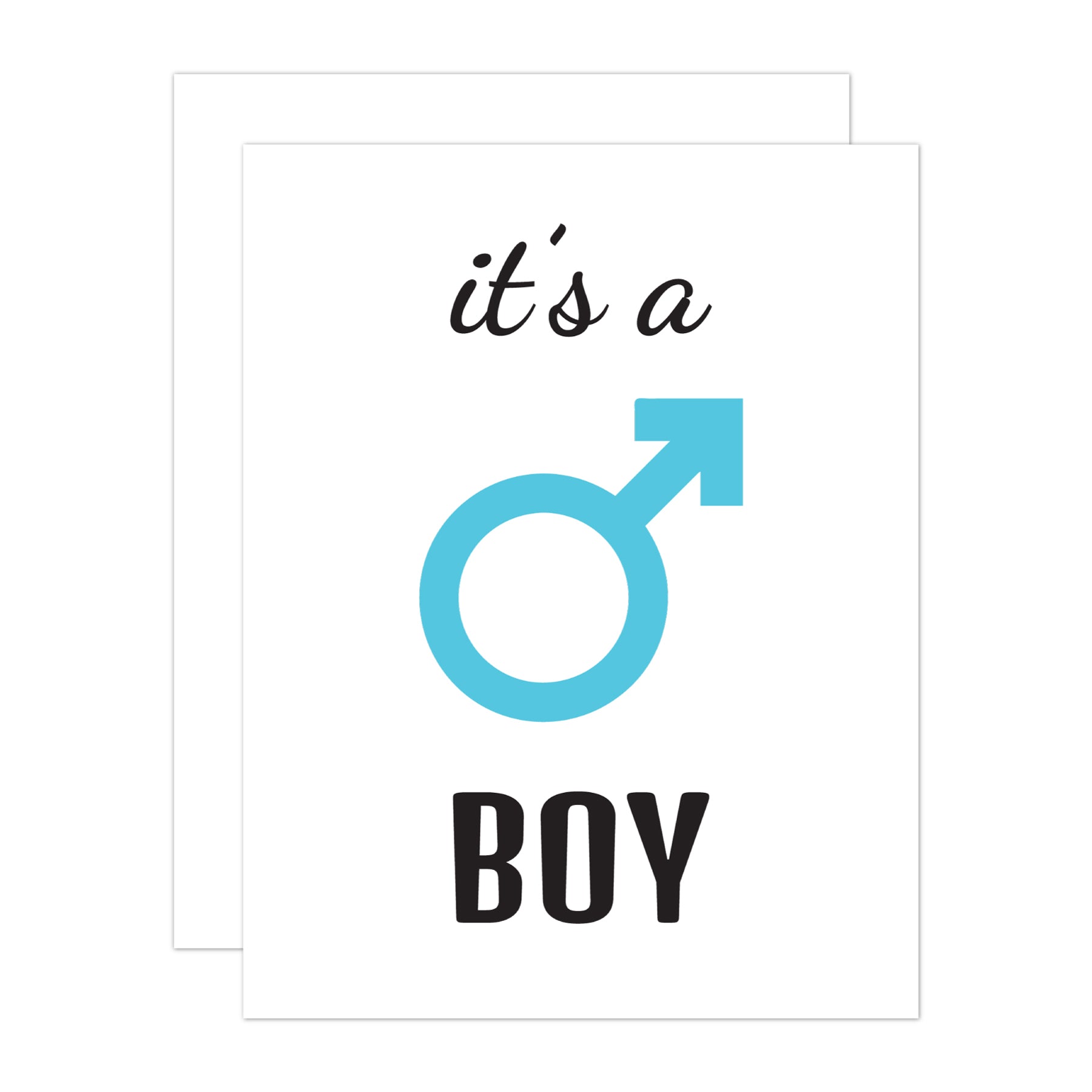 It's A Boy Greeting Card – Cristina Alexander