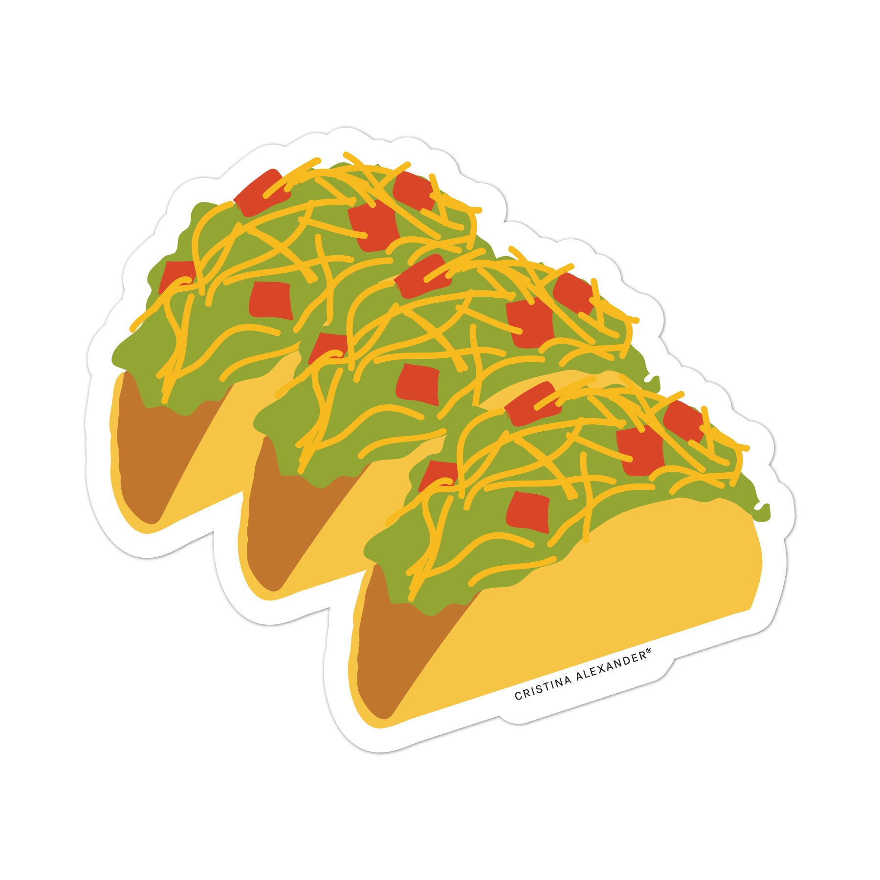 Tacos Sticker – Cristina Alexander